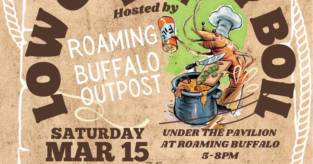 Low Country Boil at Roaming Buffalo Outpost | Destination McDowell