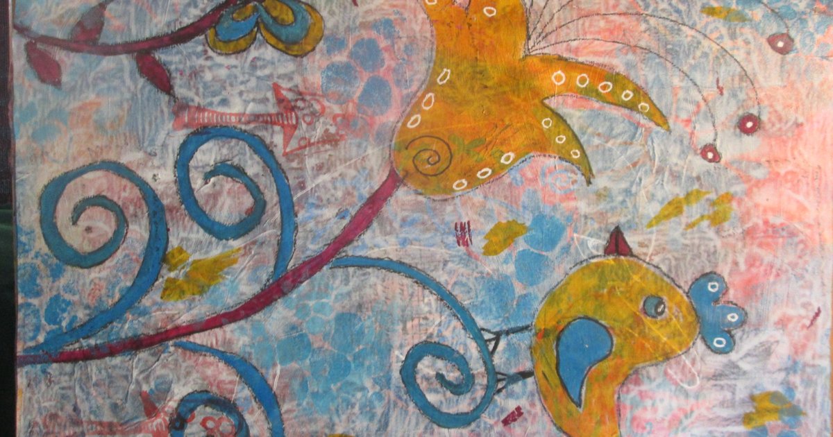Mixed Media Magic workshop with Lynn Underwood | Destination McDowell